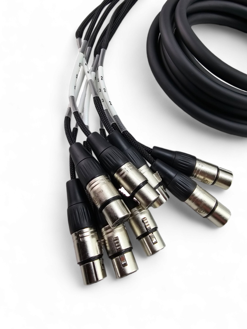 Multicore kabal sa XLR konektorima 5m MC08-5XLR | Music Shop